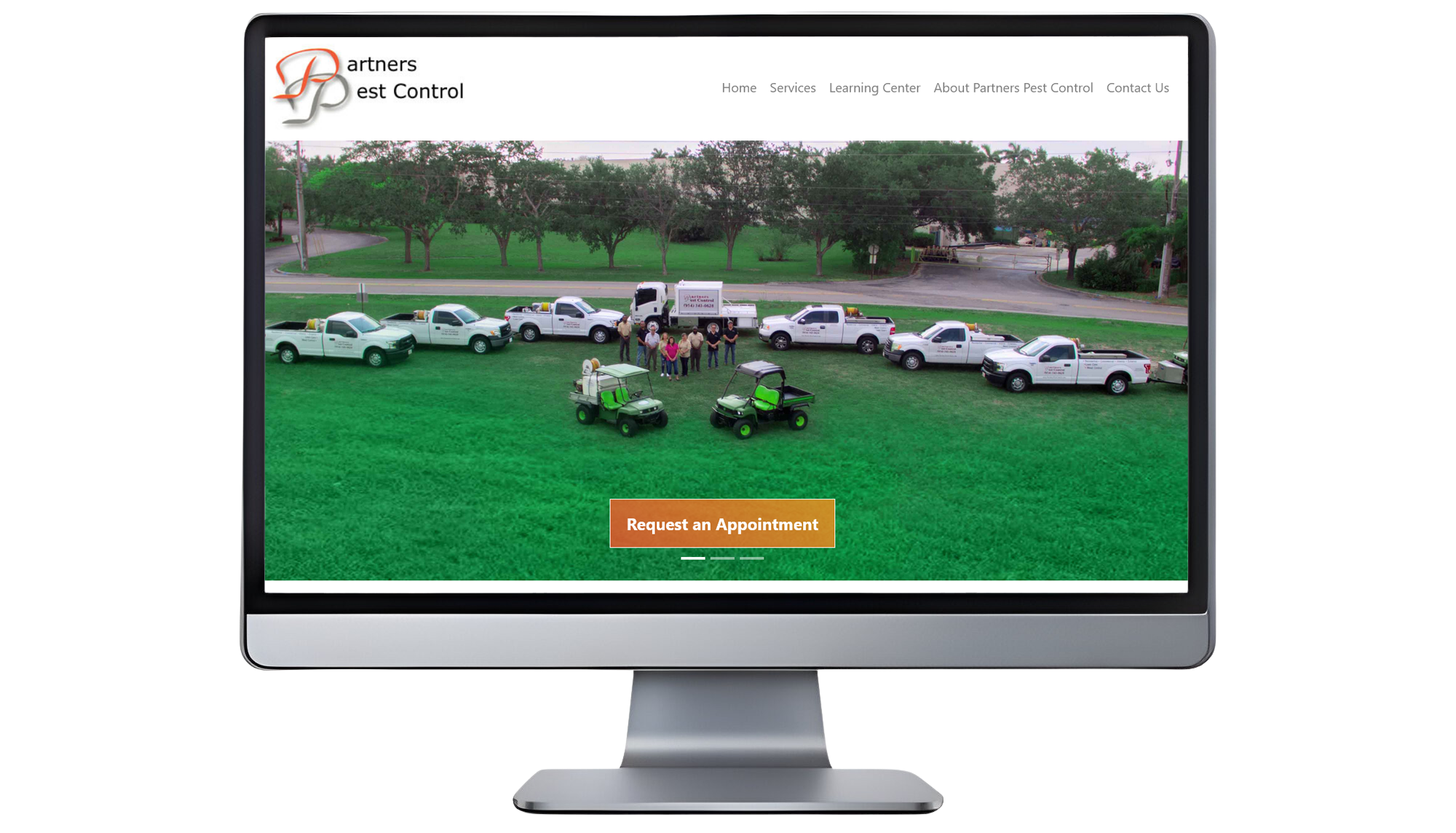 Partners Pest Control - Martin Blee: Web Design